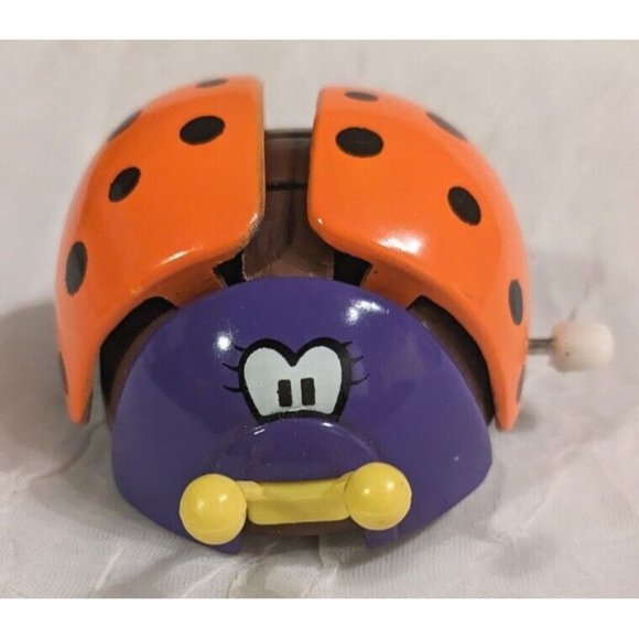 Unbranded | Toys | Wind Up Ladybug Toy Ladybird Vtg Mini Orange Purple ...